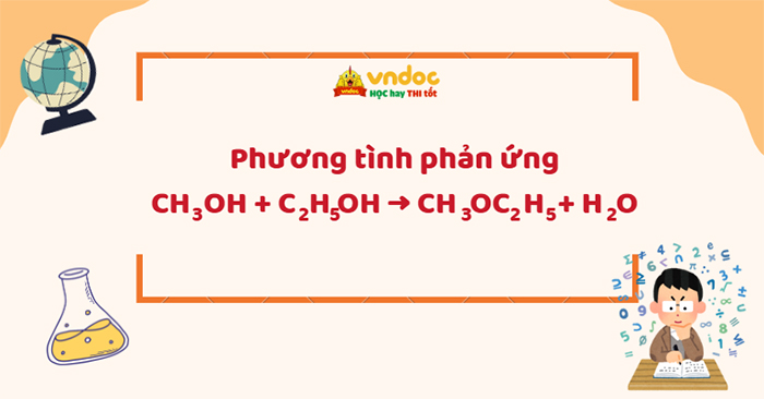 CH3OH + C2H5OH → CH3OC2H5 + H2O - CH3OH C2H5OH - VnDoc.com