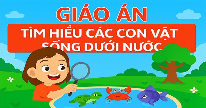 Giáo án: Khám phá một số con vât sống dưới nước - Giáo án lớp lá: Tìm ...