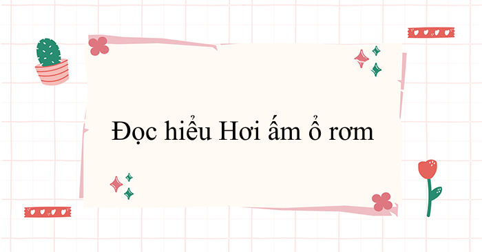 Đọc hiểu Hơi ấm ổ rơm - Đề đọc hiểu Ngữ văn 12 - VnDoc.com